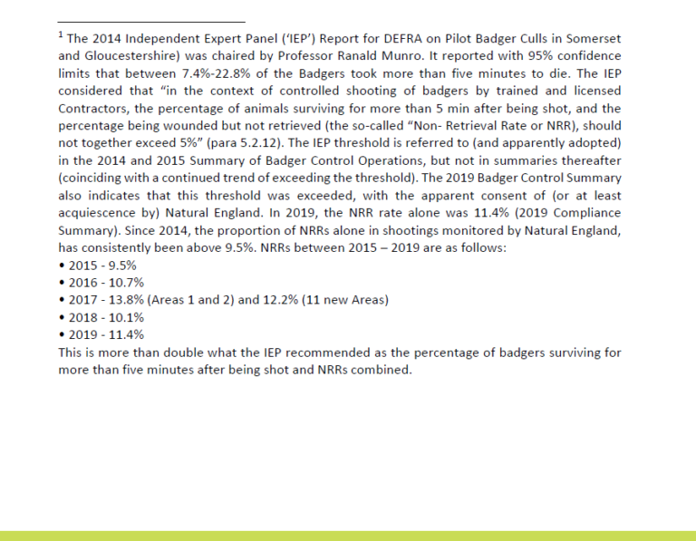 Extracts from our Pre Action Protocol letter to Natural England. - Wild ...